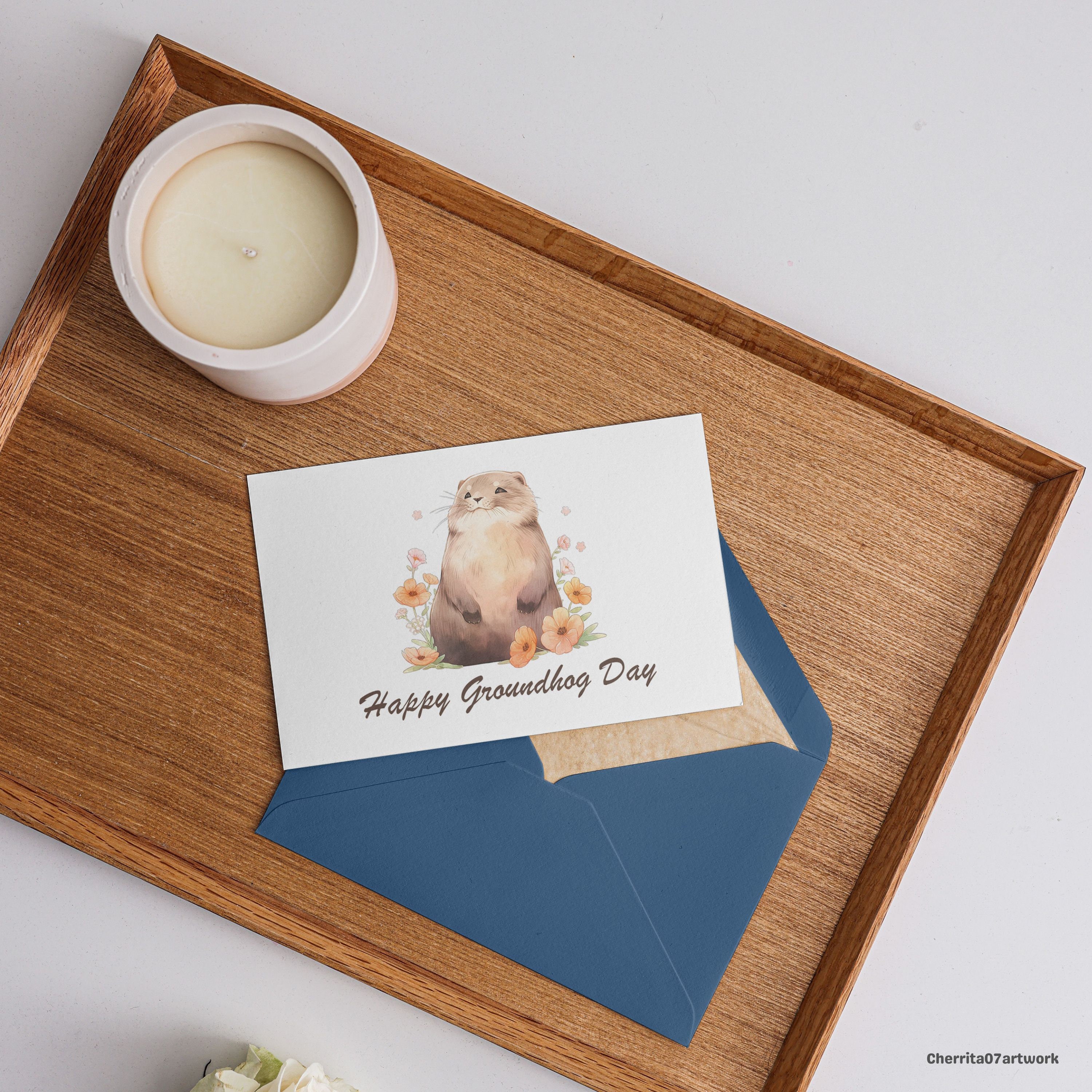 Marmot Clipart, Groundhog Watercolor PNG, Transparent 300 DPI, Wildlife ...