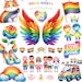 Pride Month Clipart, LGBTQ Clipart, Rainbow Png, Pride Festival, Gay ...
