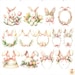 Bunny Ears Clipart, Easter Bunny PNG, Easter Frame PNG, Spring Clipart ...