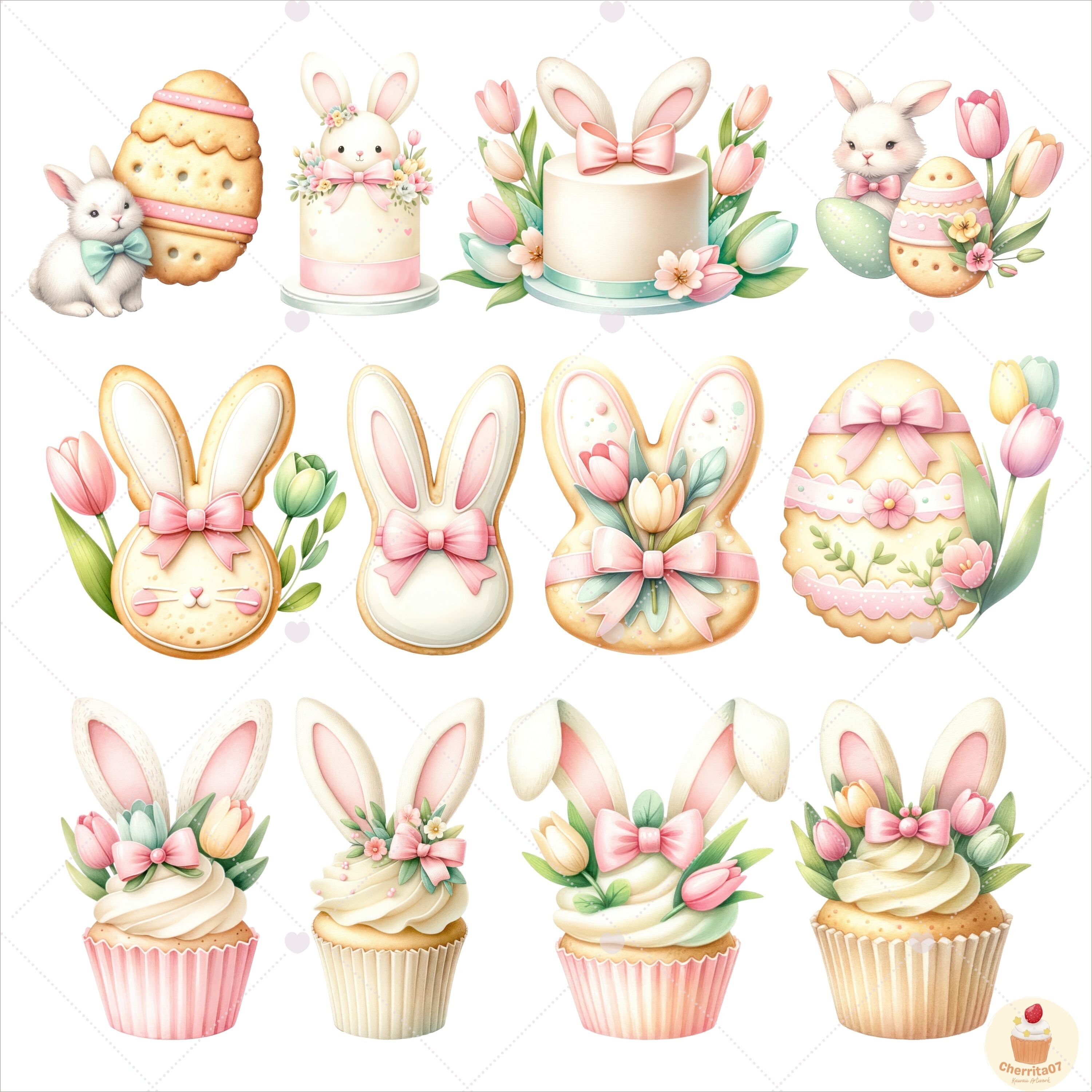 Bunny Ears Clipart, Easter Bunny PNG, Easter Frame PNG, Spring Clipart ...
