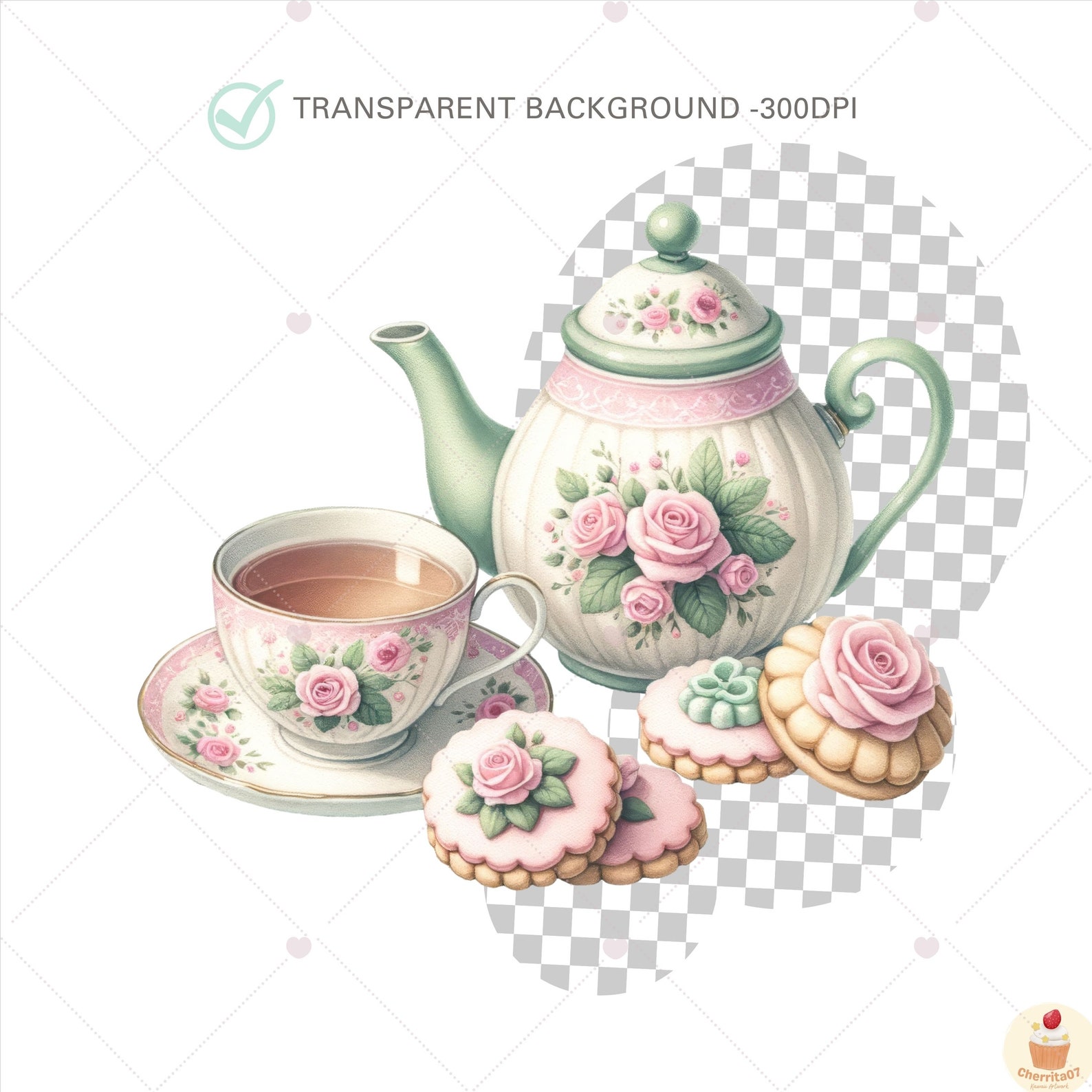 Mother's Day Biscuit Clipart, Happy Mothers Day, Pink Png, Coquette ...