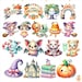 Halloween Clipart, Cute Ghost Png, Cute Halloween Animals Clipart ...