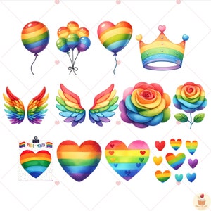 Pride Month Clipart, LGBTQ Clipart, Rainbow Png, Pride Festival, Gay ...
