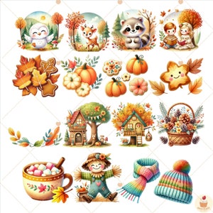 Fall Festival Fun Clipart, Autumn Clipart, Pumpkin Png, Woodland ...