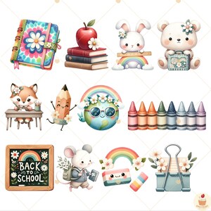 Happy Back to School Clipart, School Png, First Day of School, School ...