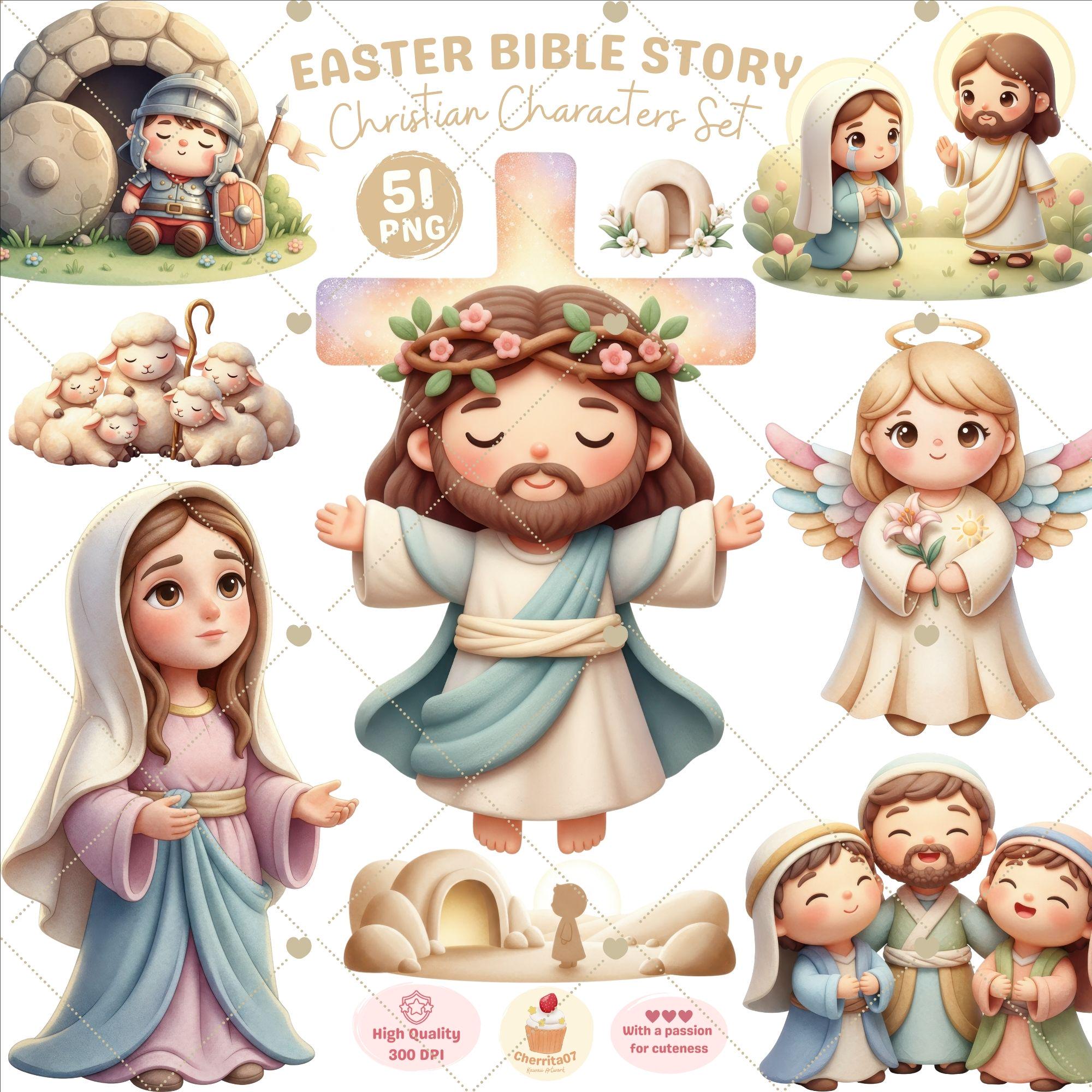 Christian Easter Clipart, Jesus Resurrection PNG, Soldiers, Angels ...