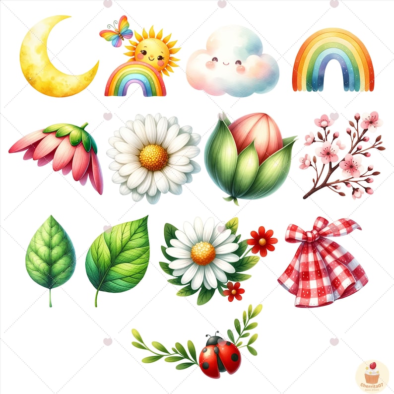 Spring Ladybug Clipart, Cute Bug Png, Ladybird Png, Bug Life Png, Kids ...