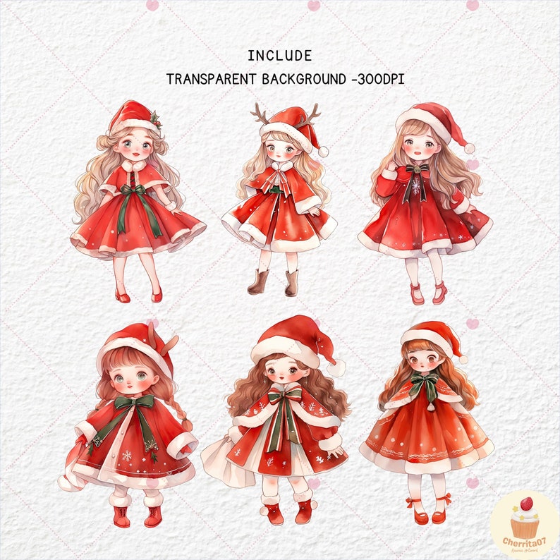 Christmas Girl Clipart, Christmas Cute Girl, Christmas PNG, Christmas ...