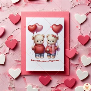 Valentine Bear Couple Clipart, Valentine's Day Png, Couple Clipart ...