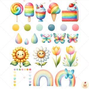 Spring Rainbow Clipart, Nursery Rainbow Png, Spring Time Clipart ...