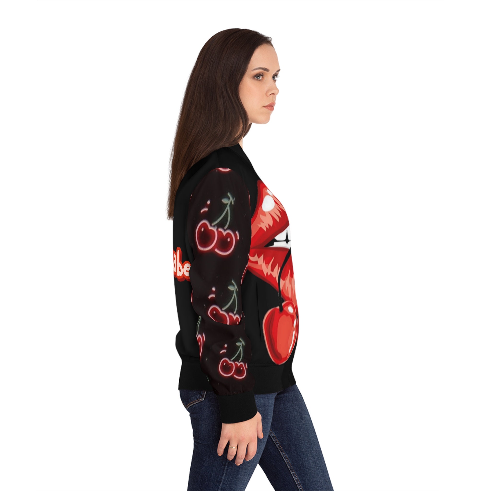 Cherry Women's Bomber Jacket sold by Householder Wynn | SKU 91816446 ...