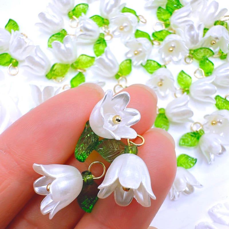 Bell Flower Beads - Etsy