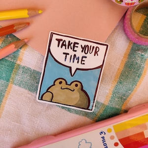 Motivational Stickers Set - Handmade Kawaii Cute Set of Four Stickers ...