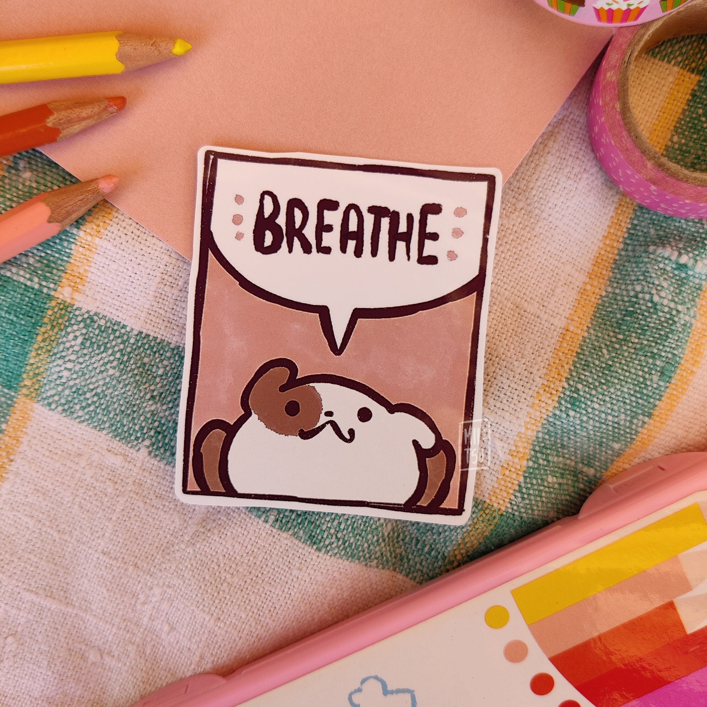 Motivational Stickers Set - Handmade Kawaii Cute Set of Four Stickers ...