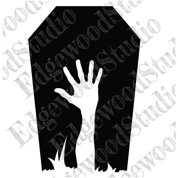 Zombie Hand Pumpkin Stencil