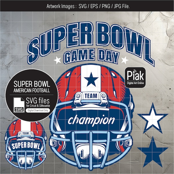 Super Bowl Svg Designs - Etsy