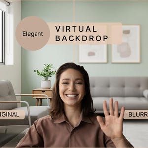 Therapy Office Zoom Background, Modern Counseling Virtual Background ...