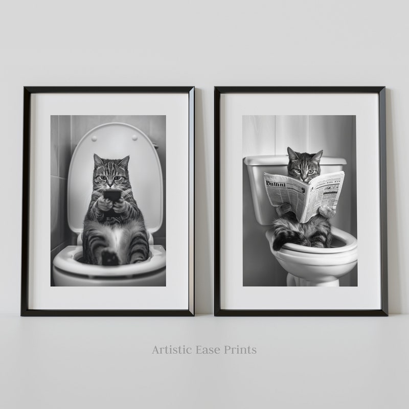 Funny Tabby Cat Pictures - Etsy UK