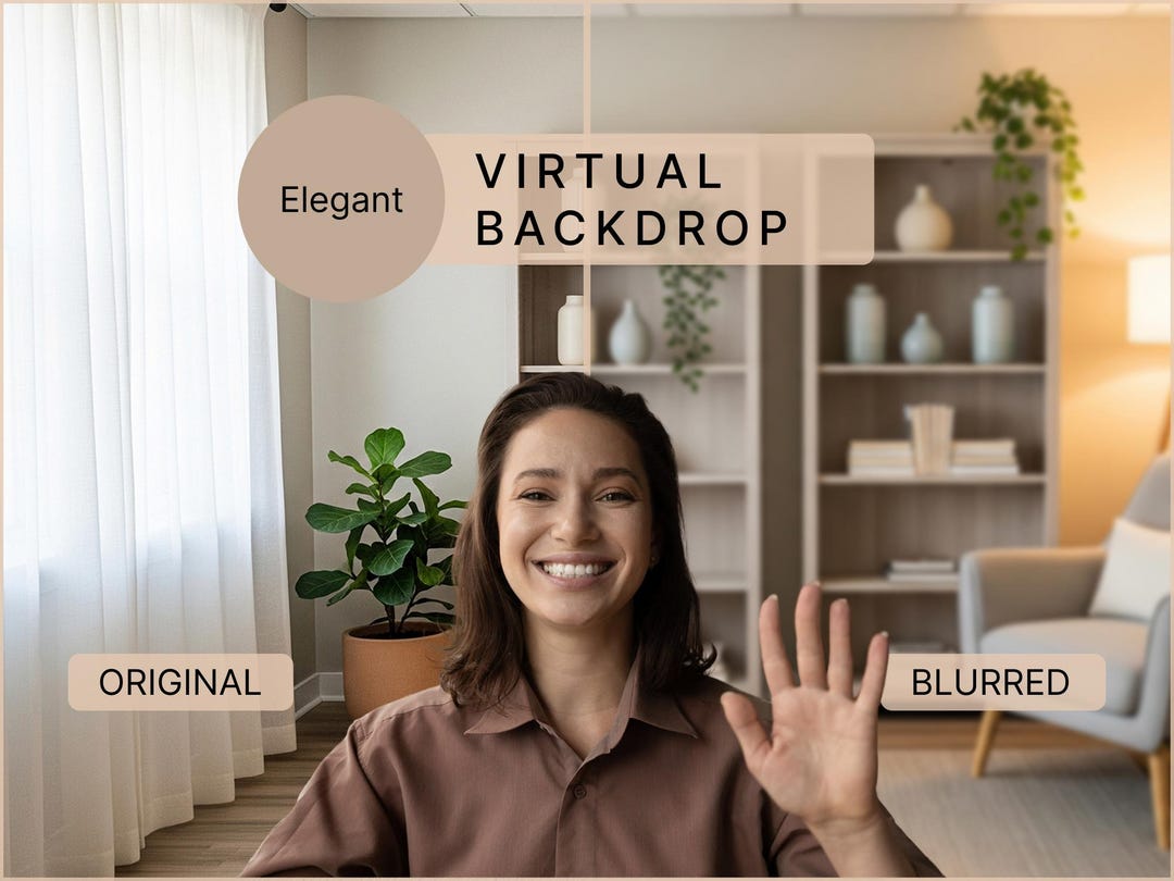 Therapy Office Zoom Background, Cozy Counseling Virtual Background ...