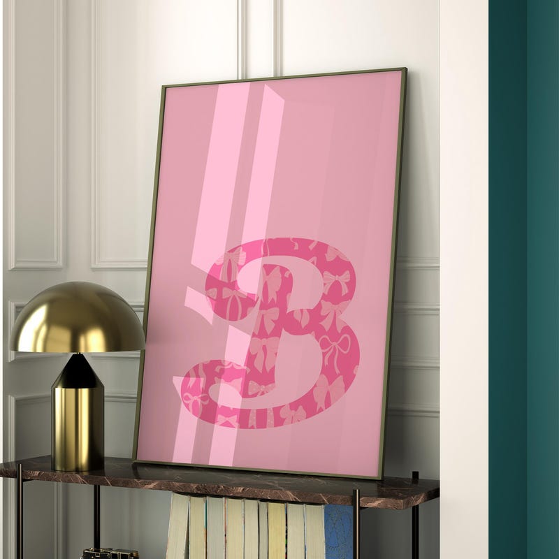 Letter B Poster - Etsy