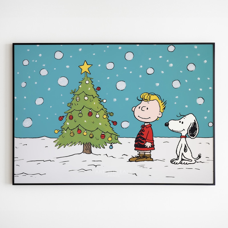 Frame Tv Art Christmas Cartoon - Etsy