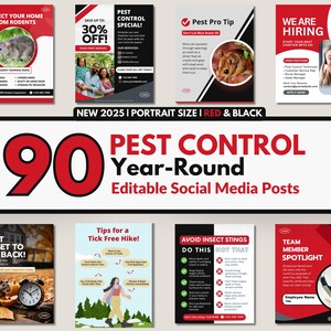 Pest Control Social Media Posts | Portrait Size for Instagram ...