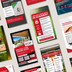 Summer Pest Control Social Media Posts, Instagram Facebook, Edit in ...