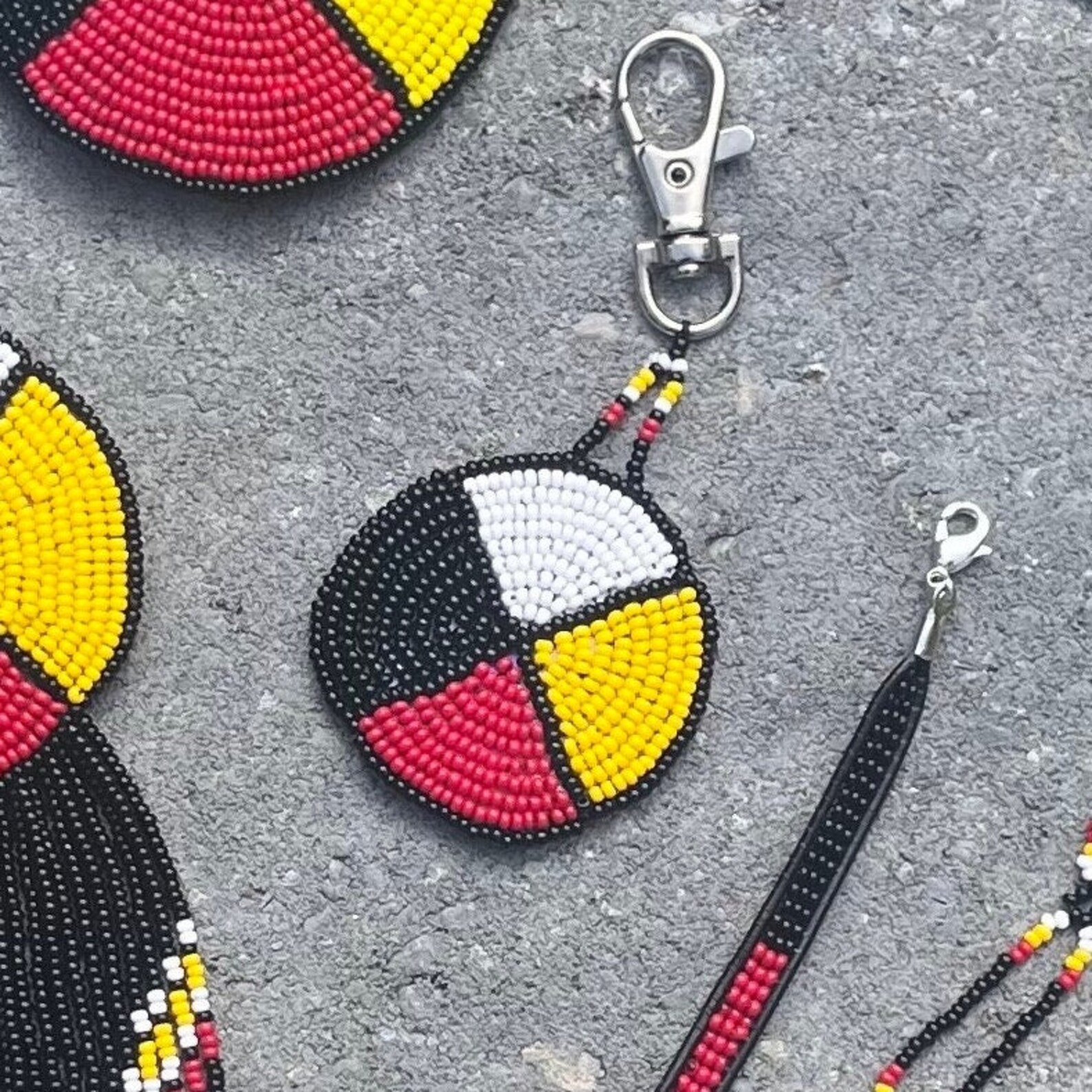 Medicine Wheel Key Chain - Etsy