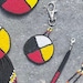 Medicine Wheel Key Chain - Etsy