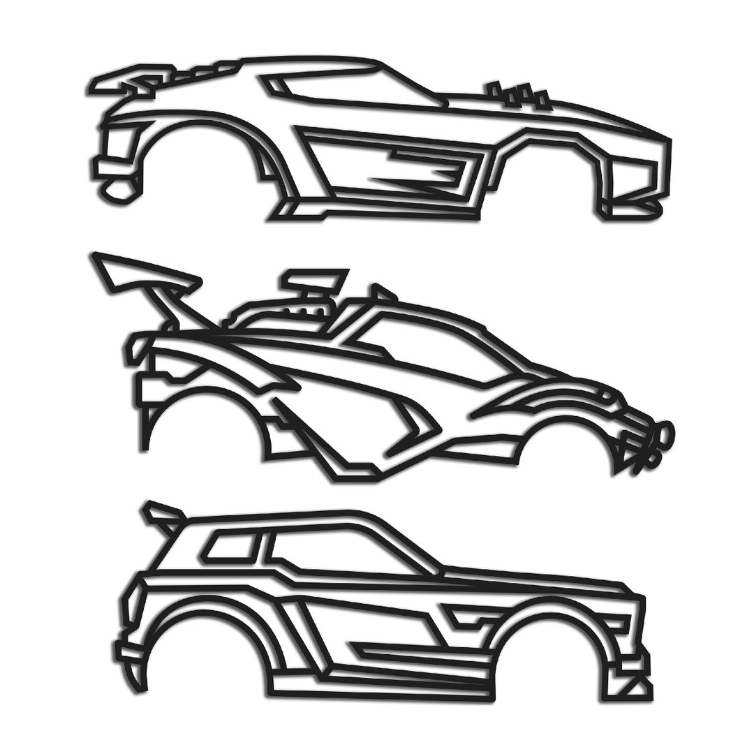 Rocket League Fennec Octane Dominus Inspired Wall Art Piece - Etsy