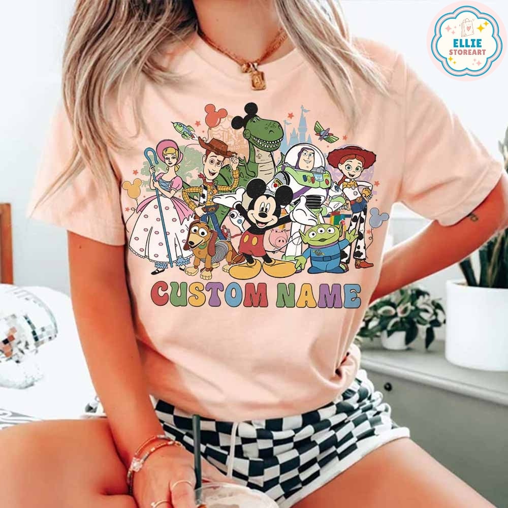 Personalized Mickey Mouse Disney Pixar Toy Story Charaters - Etsy