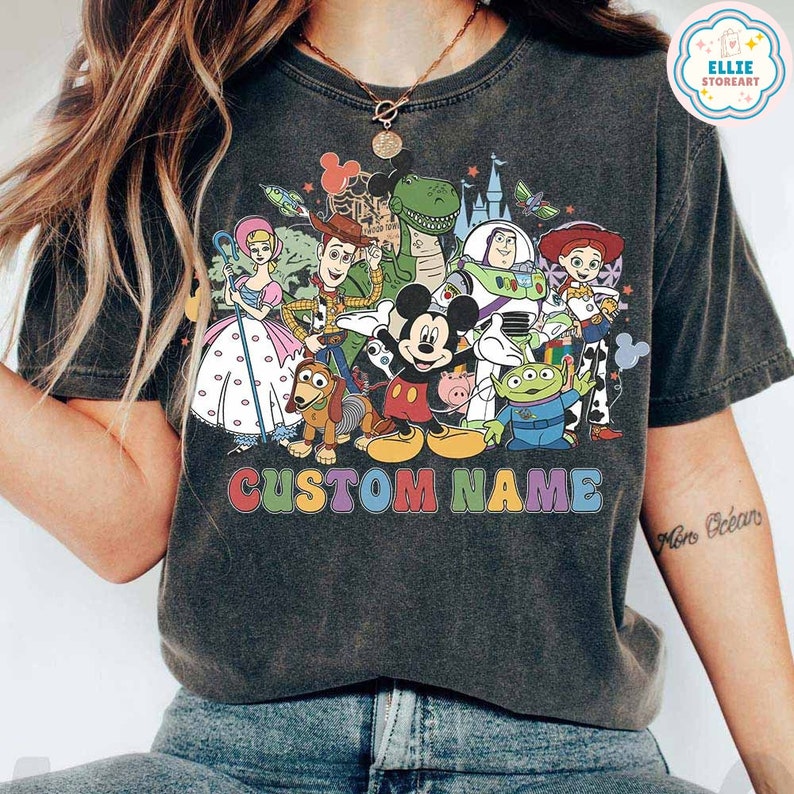 Personalized Mickey Mouse Disney Pixar Toy Story Charaters - Etsy