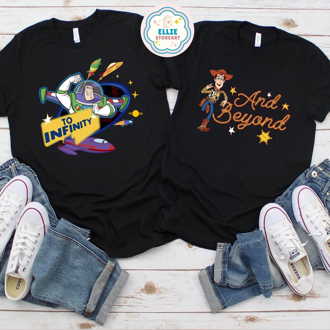 To Infinity and Beyond Shirts, Buzz Lightyear and Woody Shirt, Disney ...