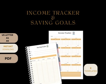 Printable Income Tracker, Money Tracker, Income Template, Income Log ...