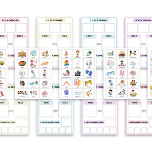 First-then Board With Tokens, Visual Support, Behavior Support, Autism ...