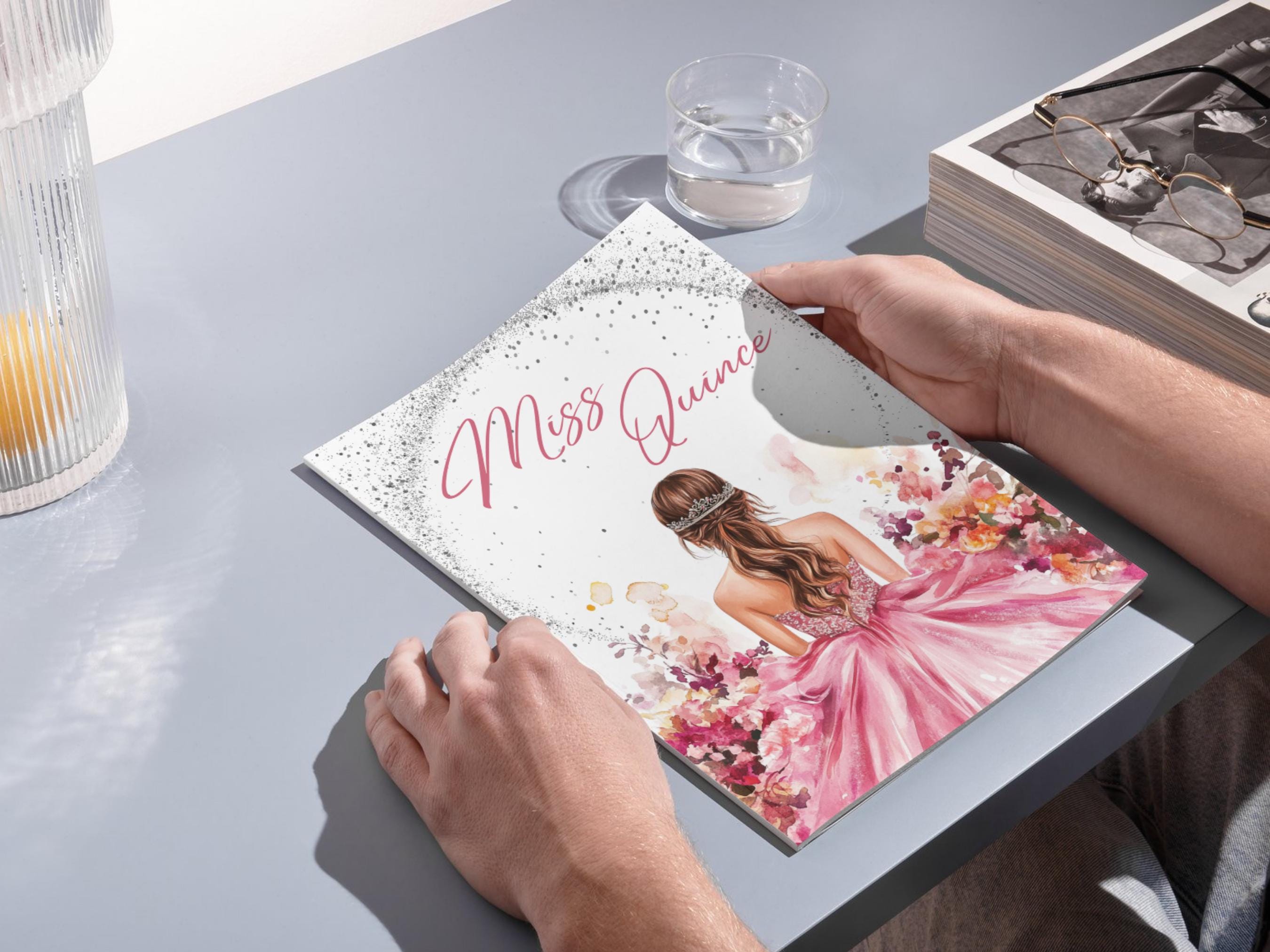 Quinceañera Planner Printable, Pink Quince Planning Book, Quince ...