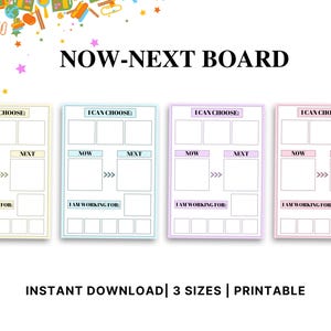 First-then Board With Tokens, Visual Support, Behavior Support, Autism ...