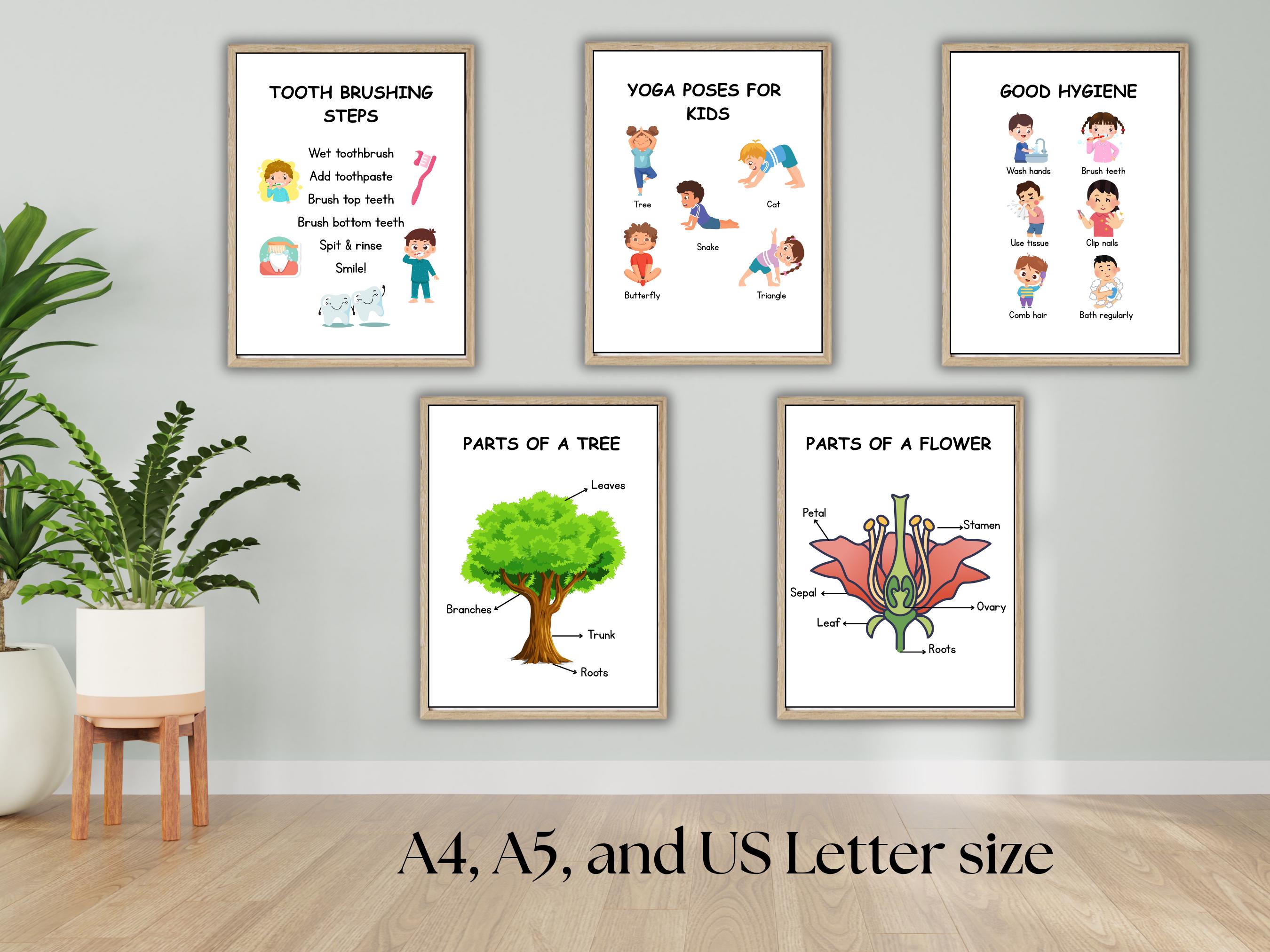 Educational Posters for Kids | 37 Printable Learning Charts for ...