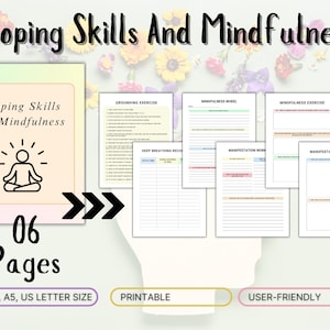 Mental Health Journal Bundle Printable,digital Mentalhealth Planner ...