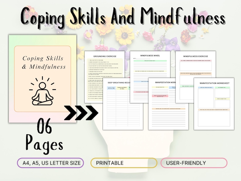 Mental Health Journal Bundle Printable,digital Mentalhealth Planner ...