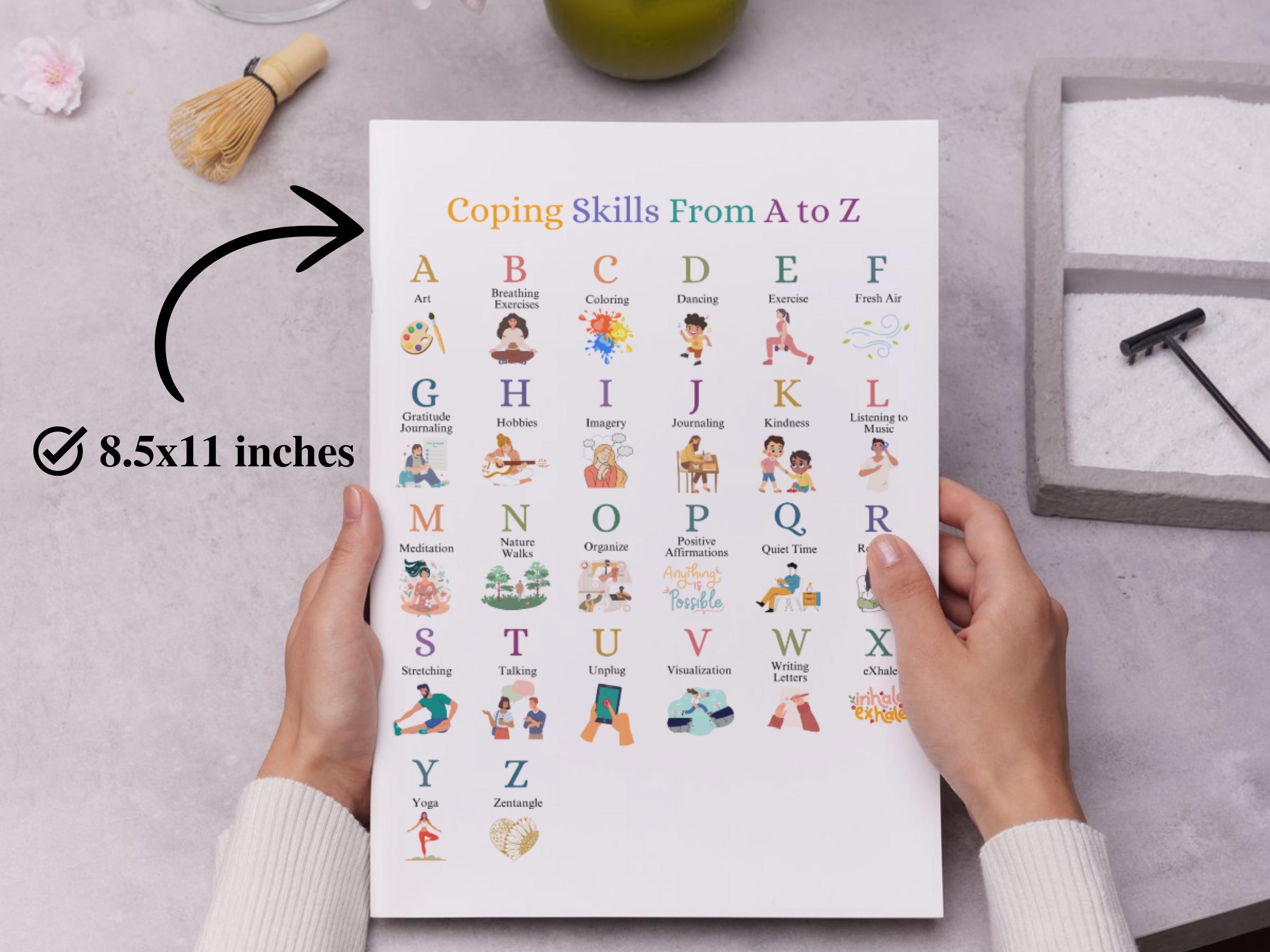 Coping Skills From A to Z, Coping Strategies ABC Coping Skills ...