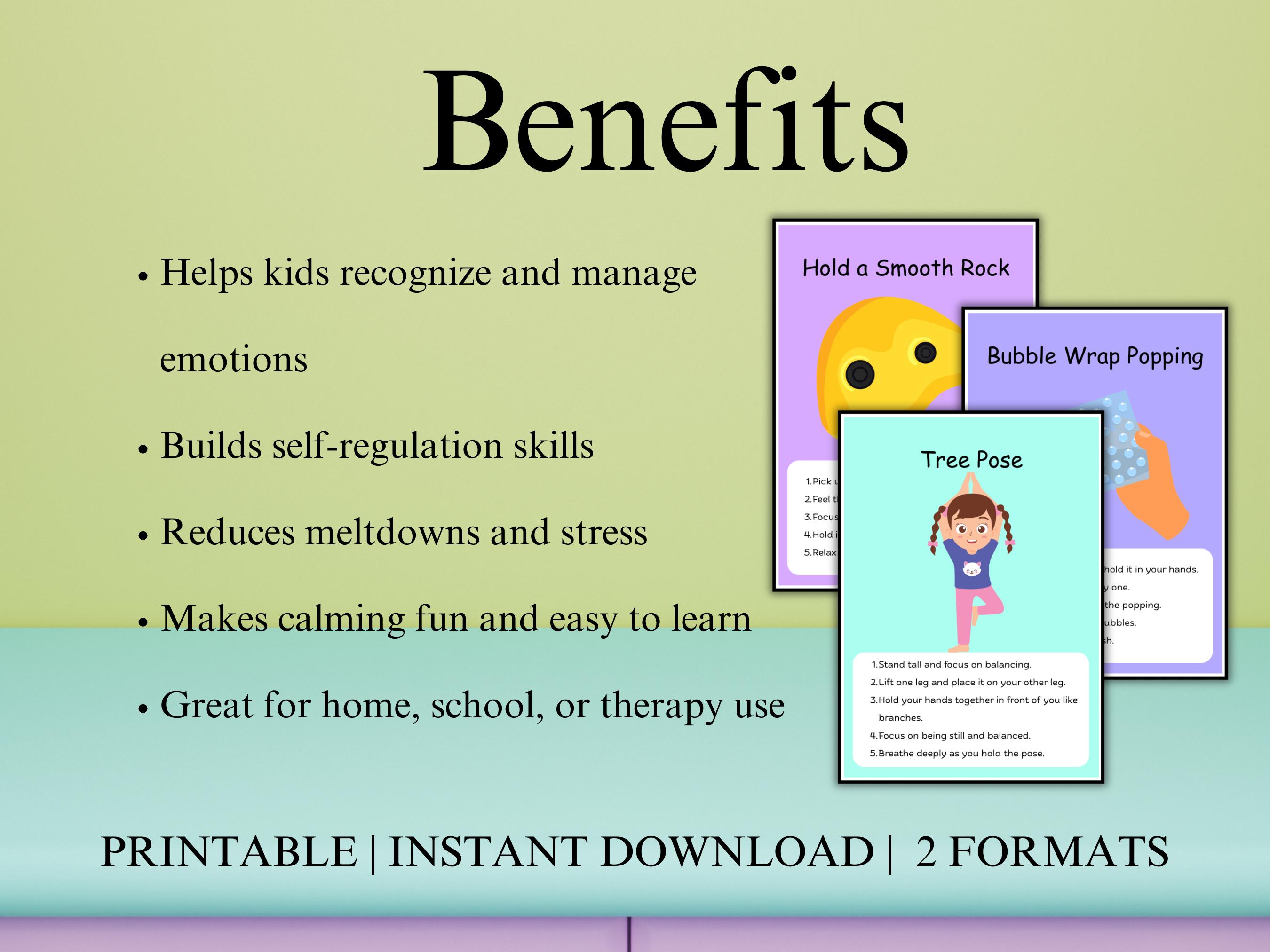 Calming Strategies & Coping Skills Activity | Self-regulation Tool ...