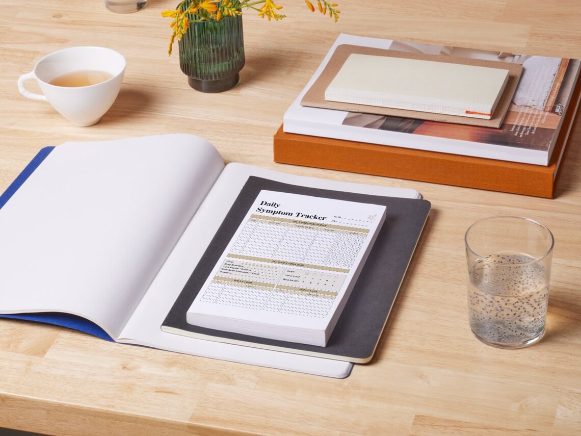 Symptom Tracker Printable, Medical Health Monitoring, Symptom Recording ...