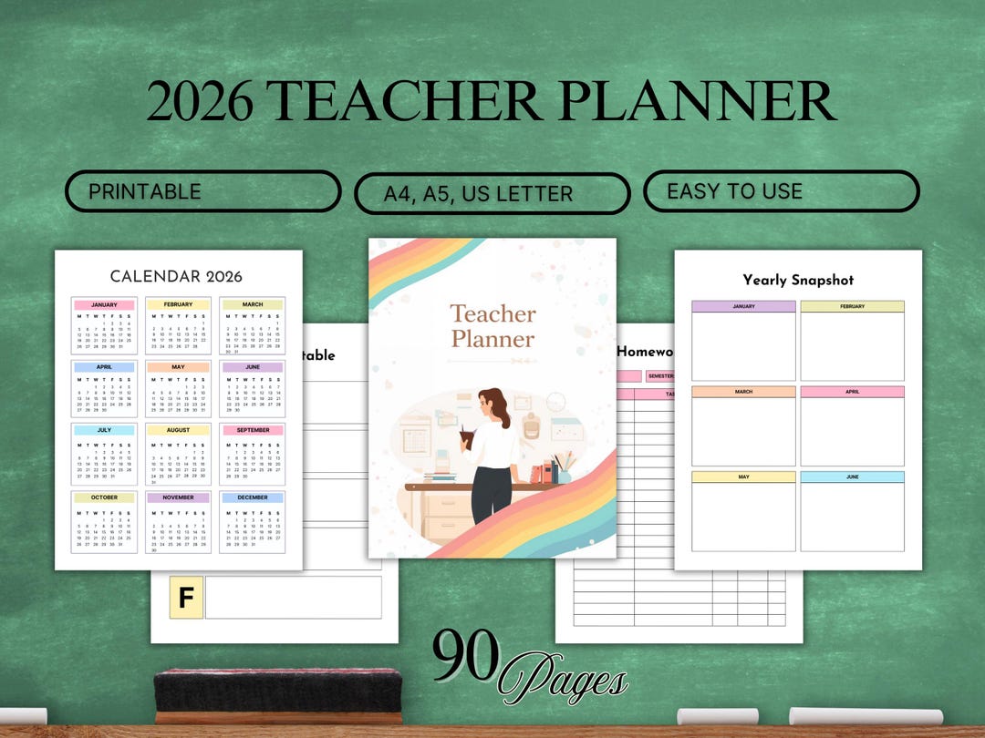 Teacher Planner , Classroom Organizer, Binder, Attendance, Lesson ...