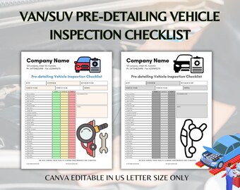 Pre-detailing Truck Inspection Checklist for Auto Detailers ...