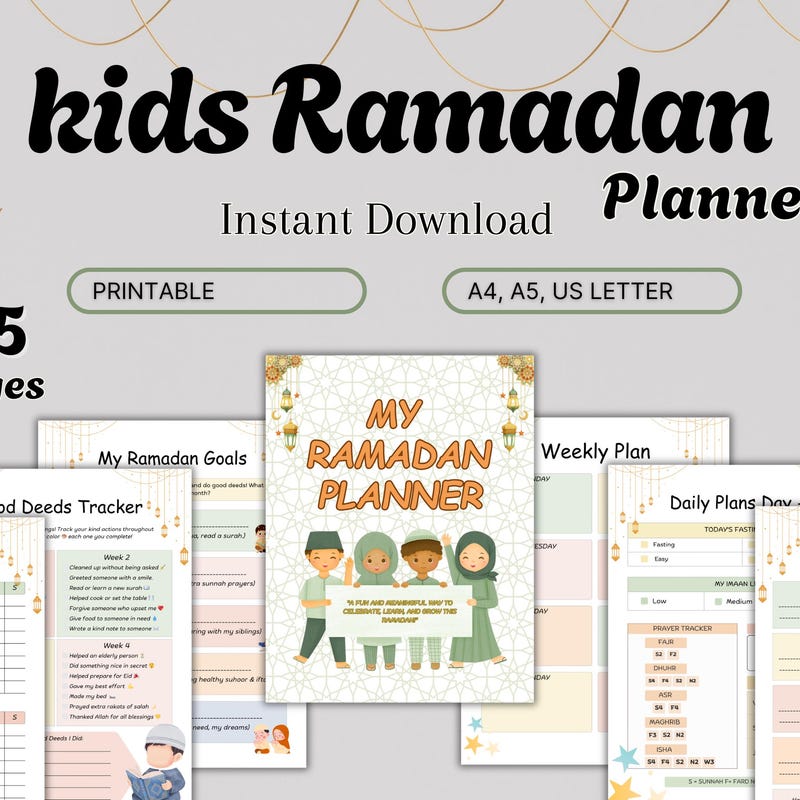 Ramadan Schedule - Etsy Norway