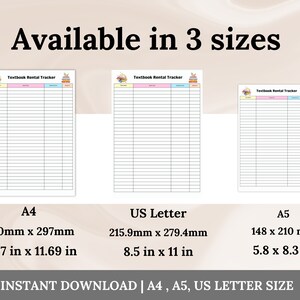 Library Book Tracker | Printable Library Planner | Book Journal ...