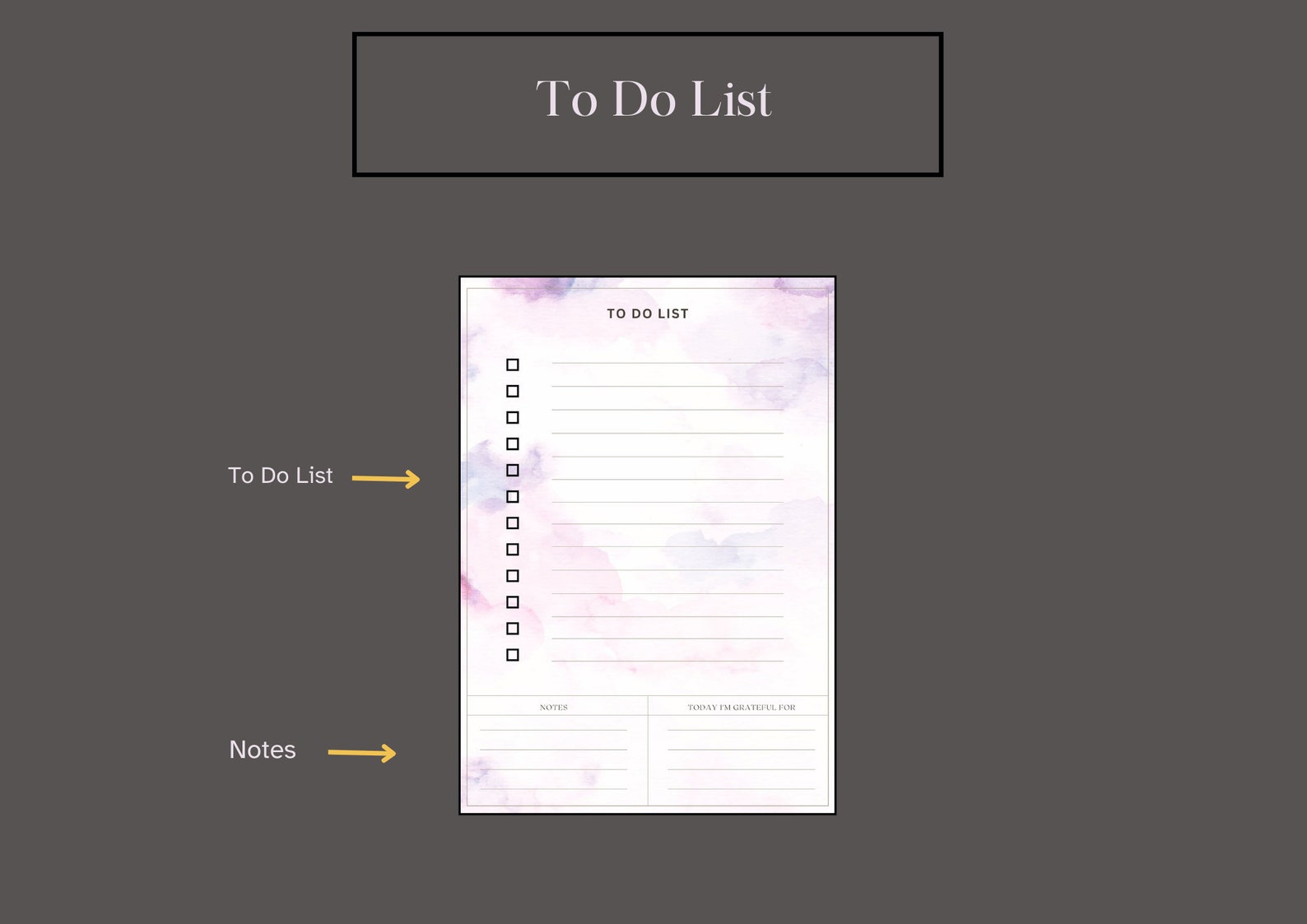 Daily Weekly Planner Printable to Do List Planner Bundle - Etsy
