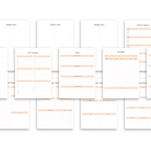 Teacher Planner Printable 2024-2025,lesson Planner, School Planner ...