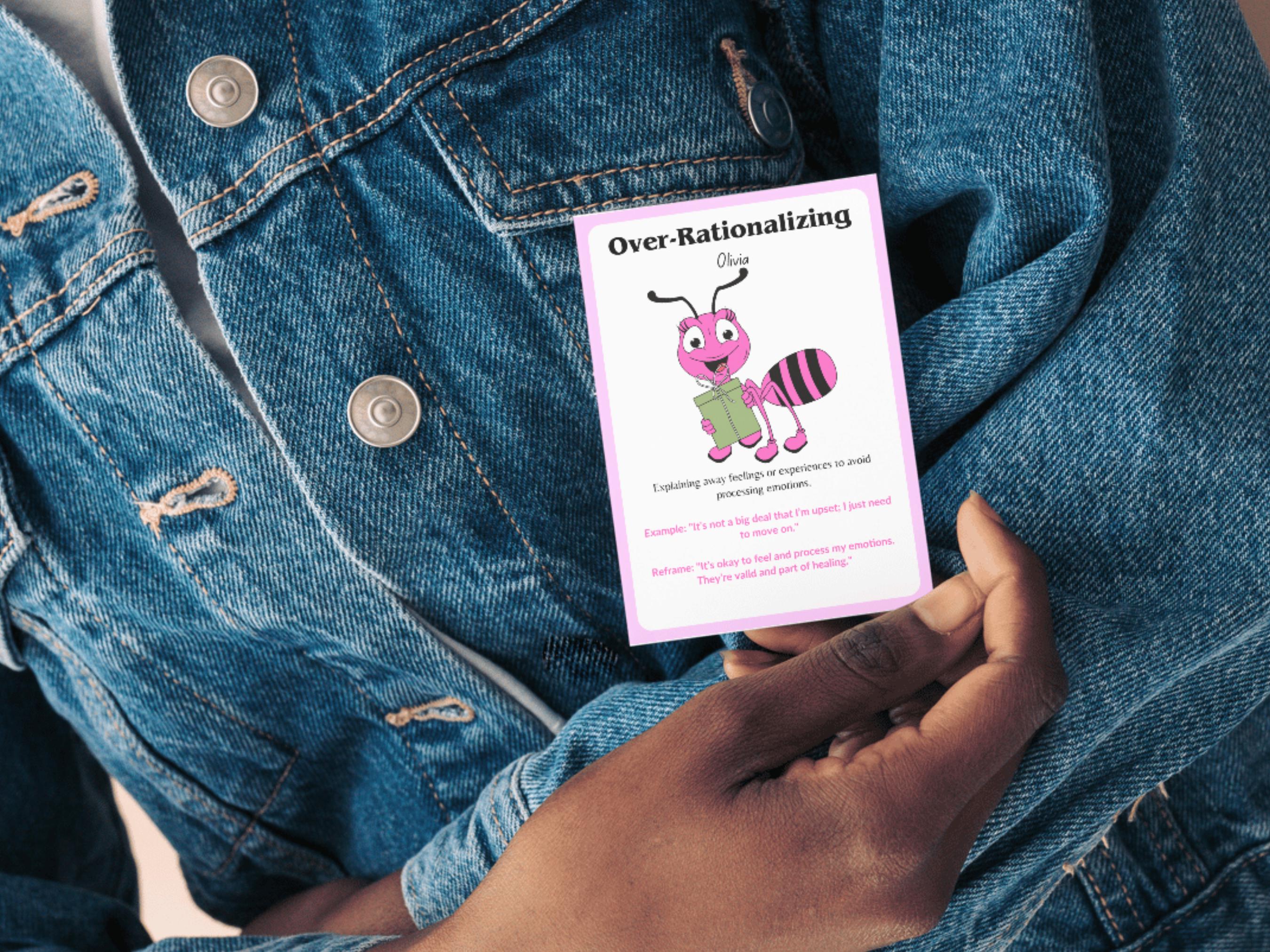 Automatic Negative Thoughts Cards for Kids, Cognitive Distortions ...